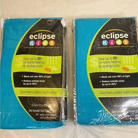Eclipse ThermaBack | Accents | Eclipse Kids Thermaback Kendall Rod Pocket Panels Lot 2 Panels ...